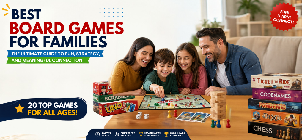 Best Board Games for Families | Roobai.com